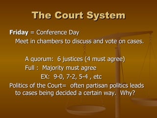 The Court System | PPT