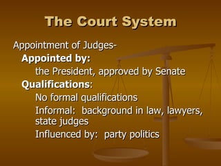 The Court System | PPT