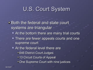 The Courts | PPT