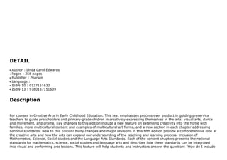 The Creative Arts: A Process Approach for Teachers and Children | PDF