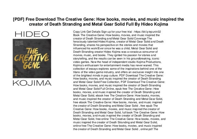 Free The Creative Gene: How books, movies, and music inspired the ...