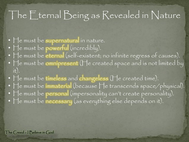 The Creed - I Believe In God | PDF | Christianity | Religion & Spirituality