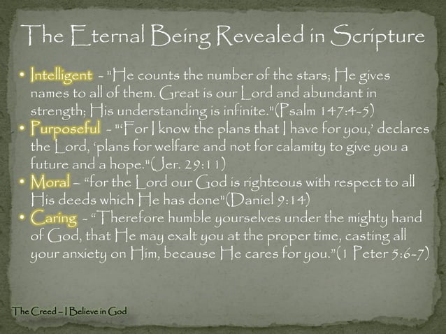 The Creed - I Believe In God | PDF | Christianity | Religion & Spirituality