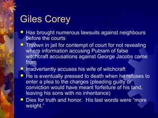 The Crucible Characters Giles Corey