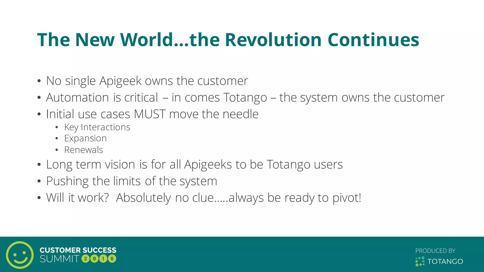 The CS (R)evolution Democratizing Customer Success | PPT