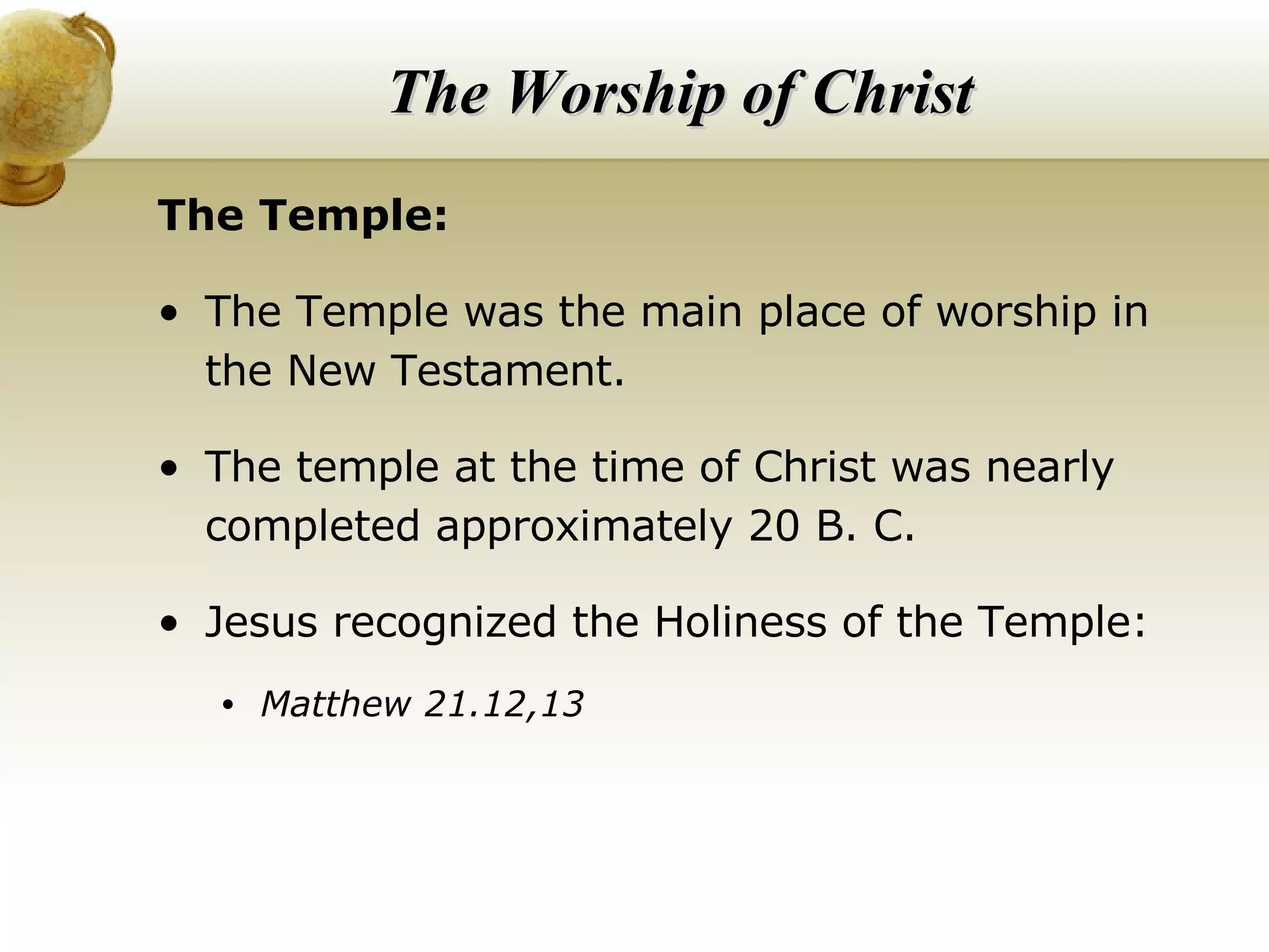 The Culture And Times Of Christ | PPT | Christianity | Religion ...