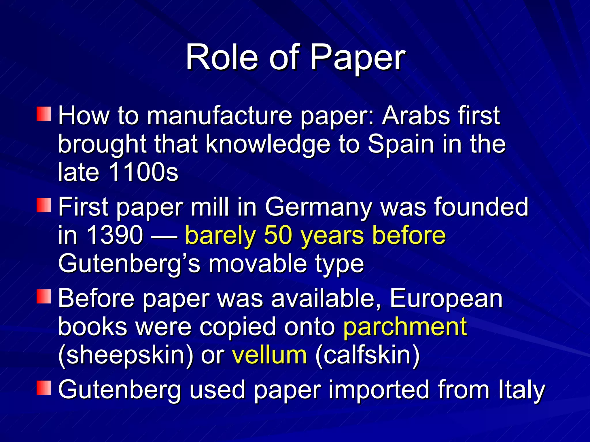The Culture of Print, Part 1 | PPT