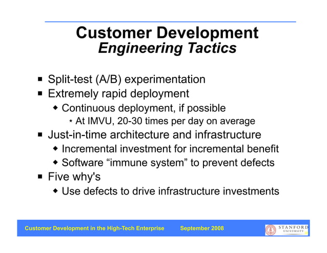 The Customer Development Methodology | PDF