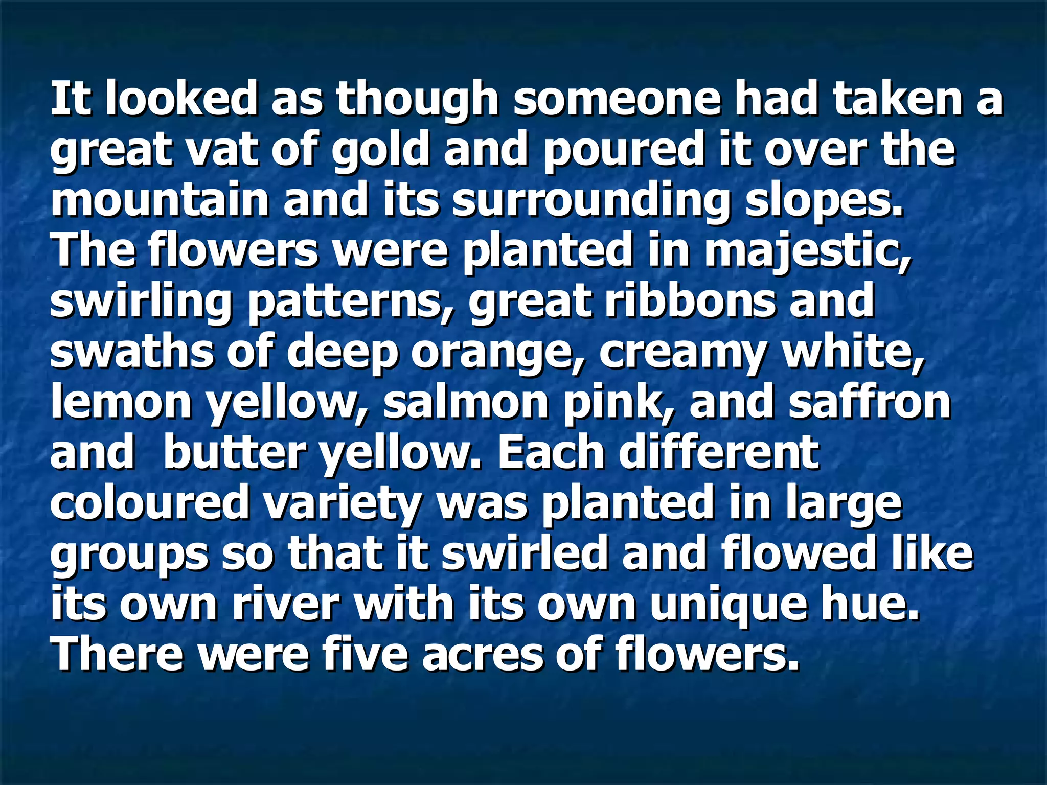 The Daffodil Principle | PPS