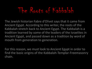 The Dark World Of Kabbalah | PPSX