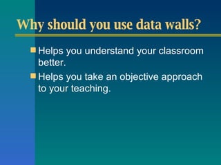 The Data Wall Final | PPT