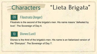 The story of The Decameron by Giovanni Boccaccio | PPTX