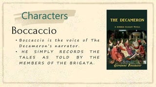 The story of The Decameron by Giovanni Boccaccio | PPTX