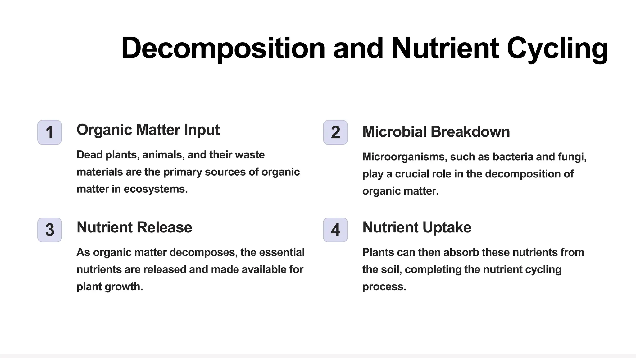 Decomposition in the ecosystem - an overview | PPTX