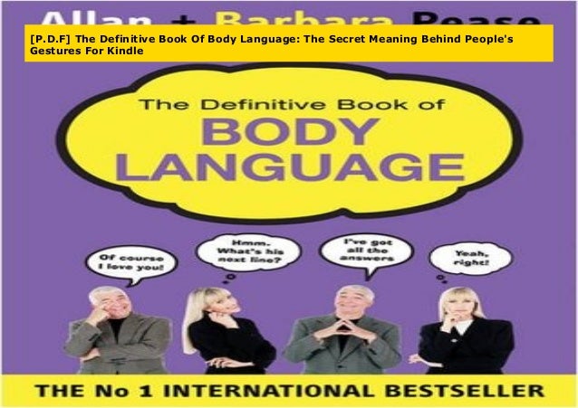 Body Language Book Pdf - Ebook Pdf Body Language Secrets A Guide To ...