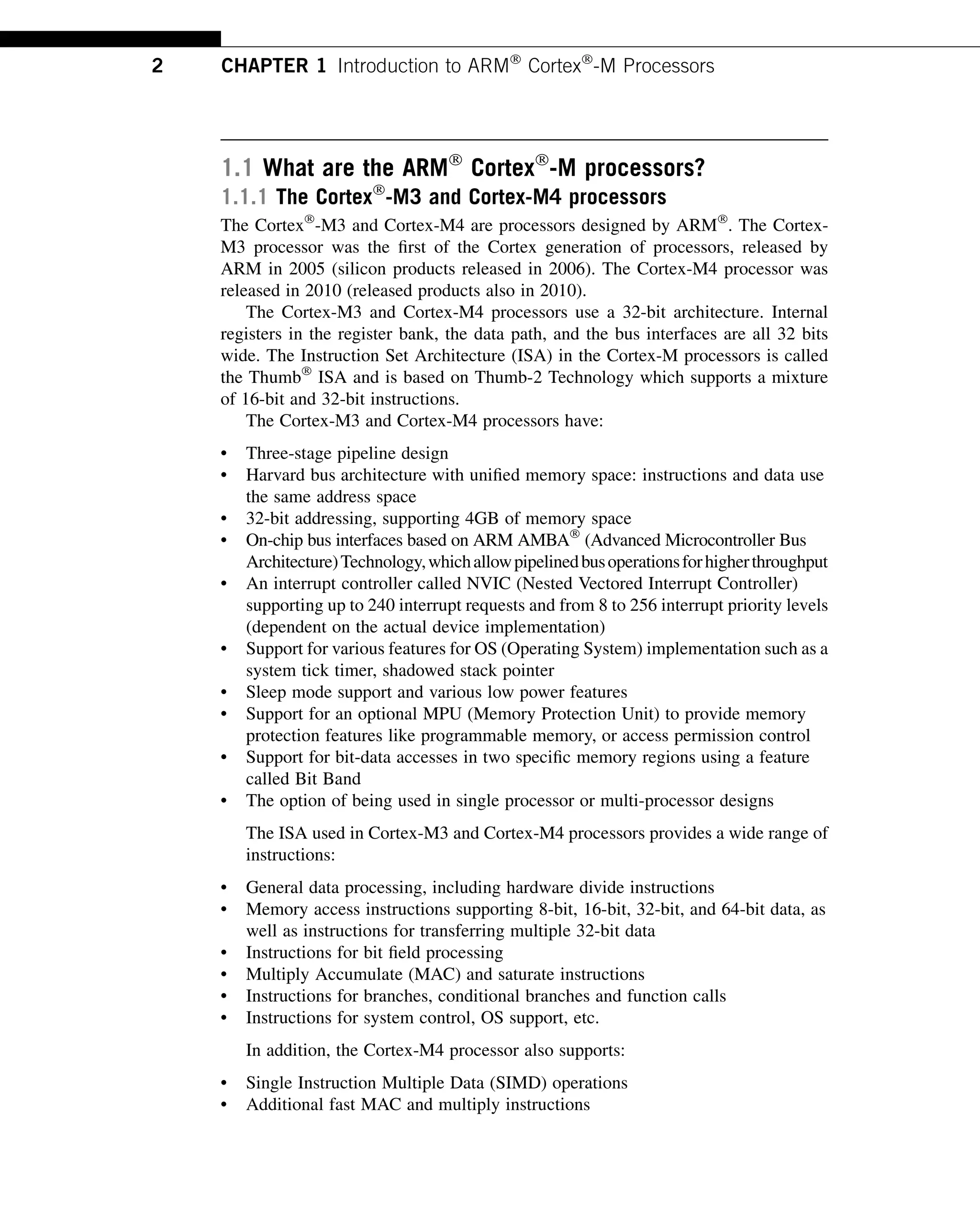 The Definitive Guide to ARM Cortex-M3 and Cortex-M4, Third Edition | PDF