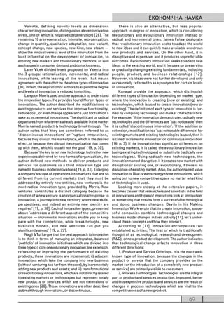 The Degree Of Innovation: Through Incremental To Radical | PDF