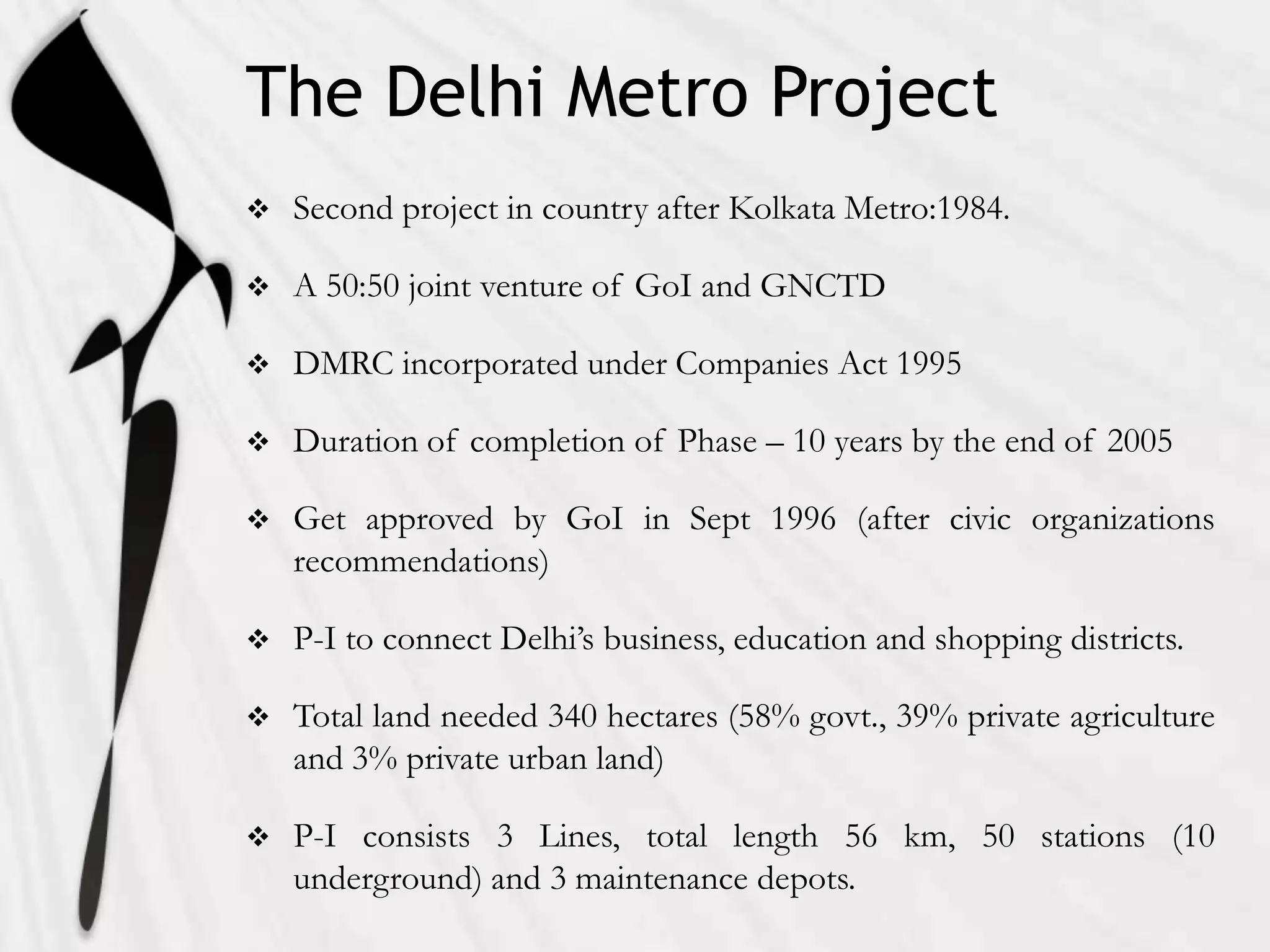 The delhi-metro-project | PPTX