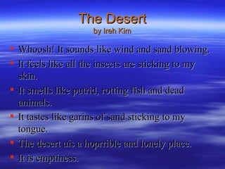The Desert Poetry | PPT