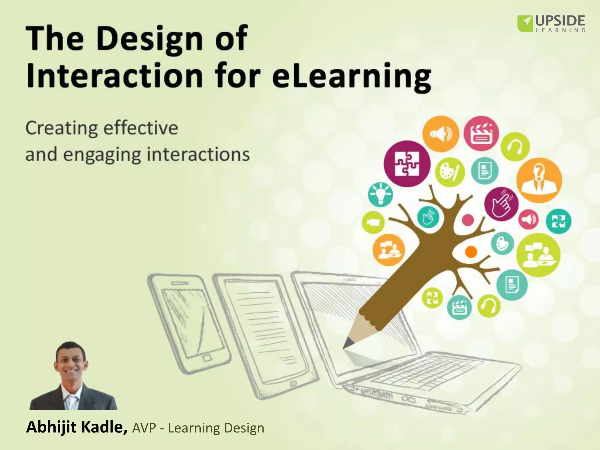 The Design Of Interaction For eLearning | PPT