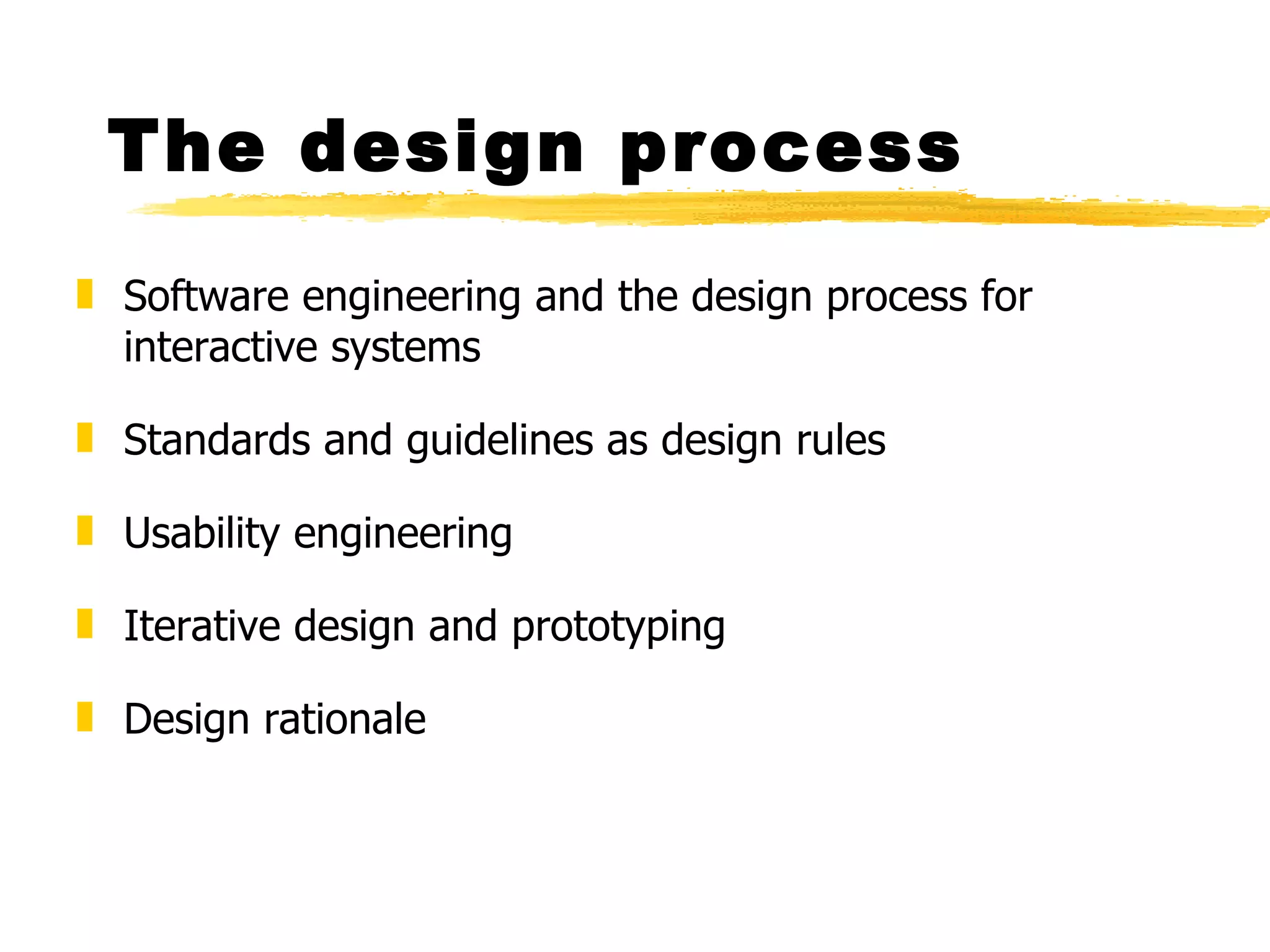 The Design Process | PPT | Computer Software and Applications | Computing