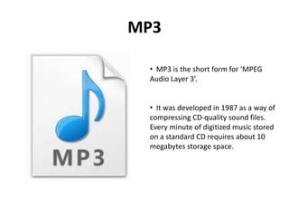 The development of digital music | PPT