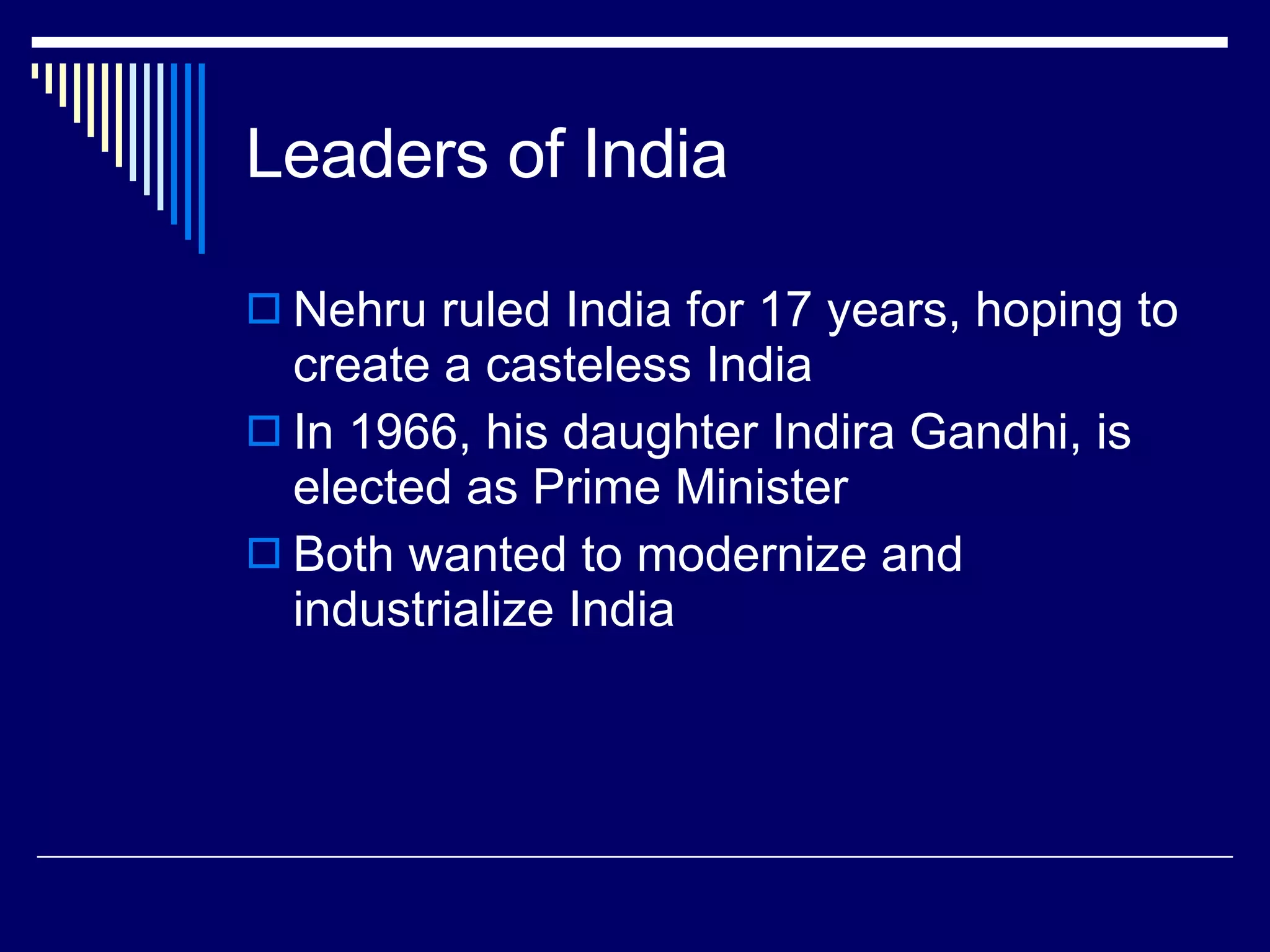 The Development Of Modern India | PPT