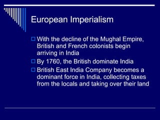The Development Of Modern India | PPT