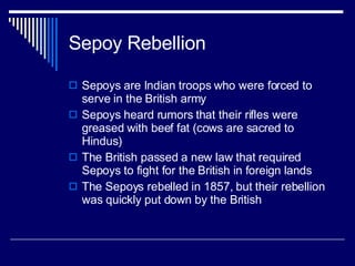 The Development Of Modern India | PPT