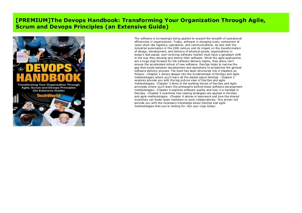 [PREMIUM]The Devops Handbook: Transforming Your Organization Through ...