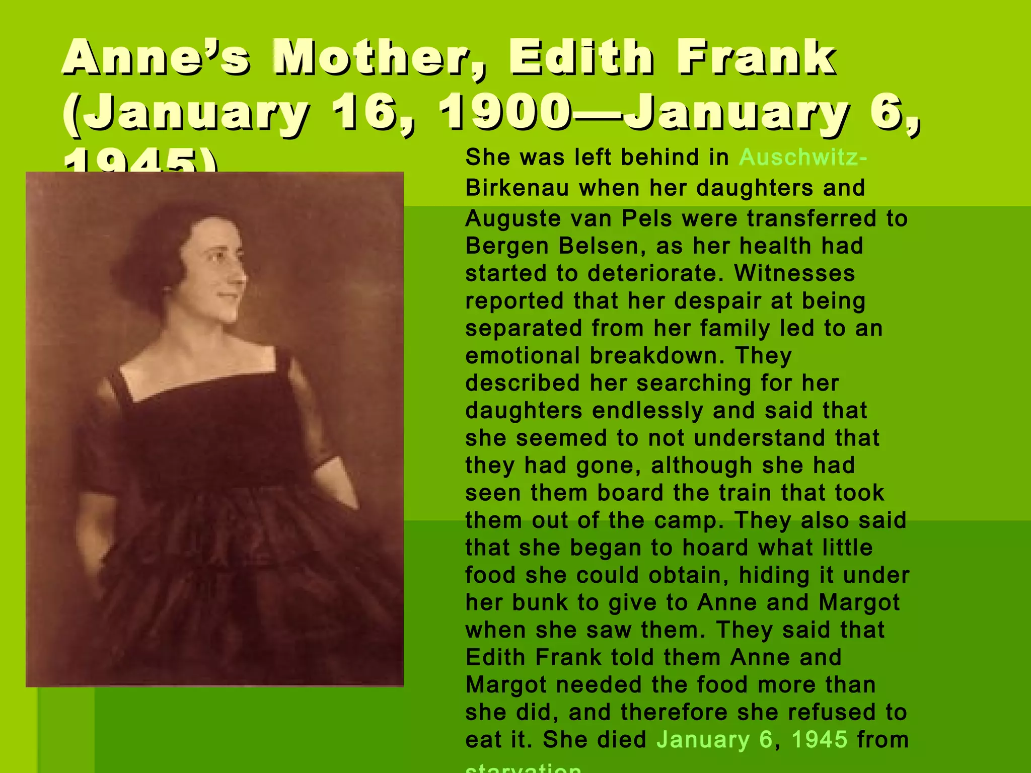 The Diary Of Anne Frank Power Point | PPT