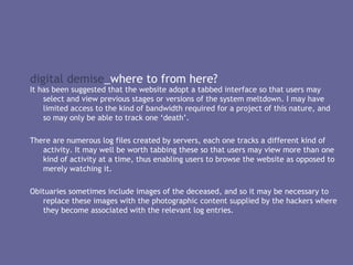 The Digital Demise - by Robin Turner | PPT