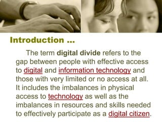 The Digital Divide | PPT
