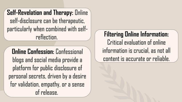 The-Digital-Self Understanding the Selfs | PPTX