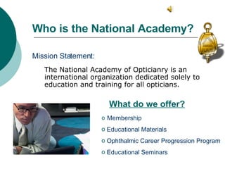 The Dispensing Optician | PPT