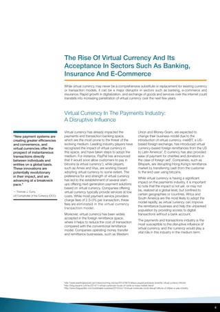 The Disruptive Power Of Virtual Currency | PDF
