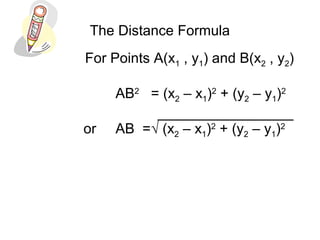 The distance formula | PPT