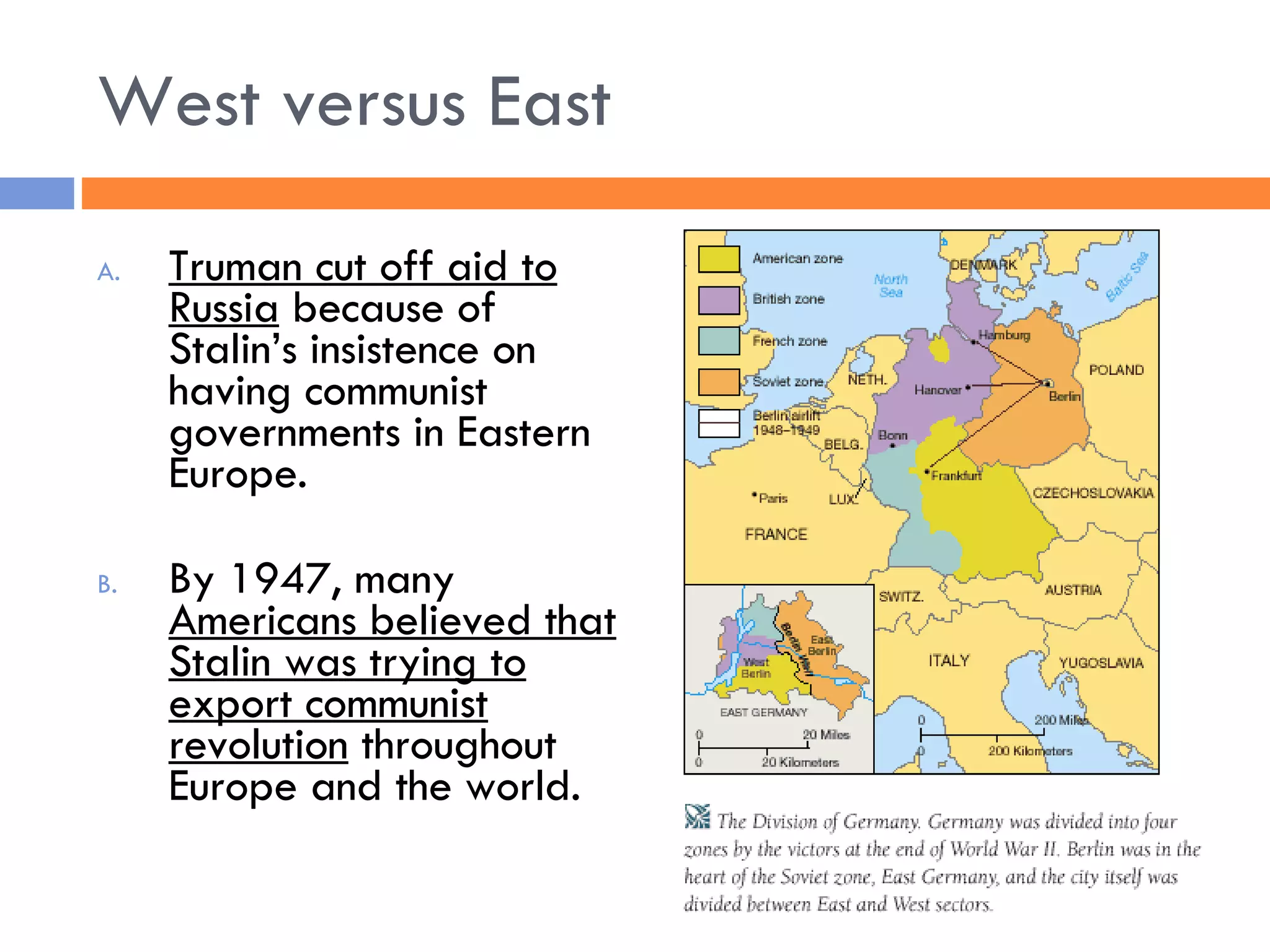 The Division Of Europe | PPT