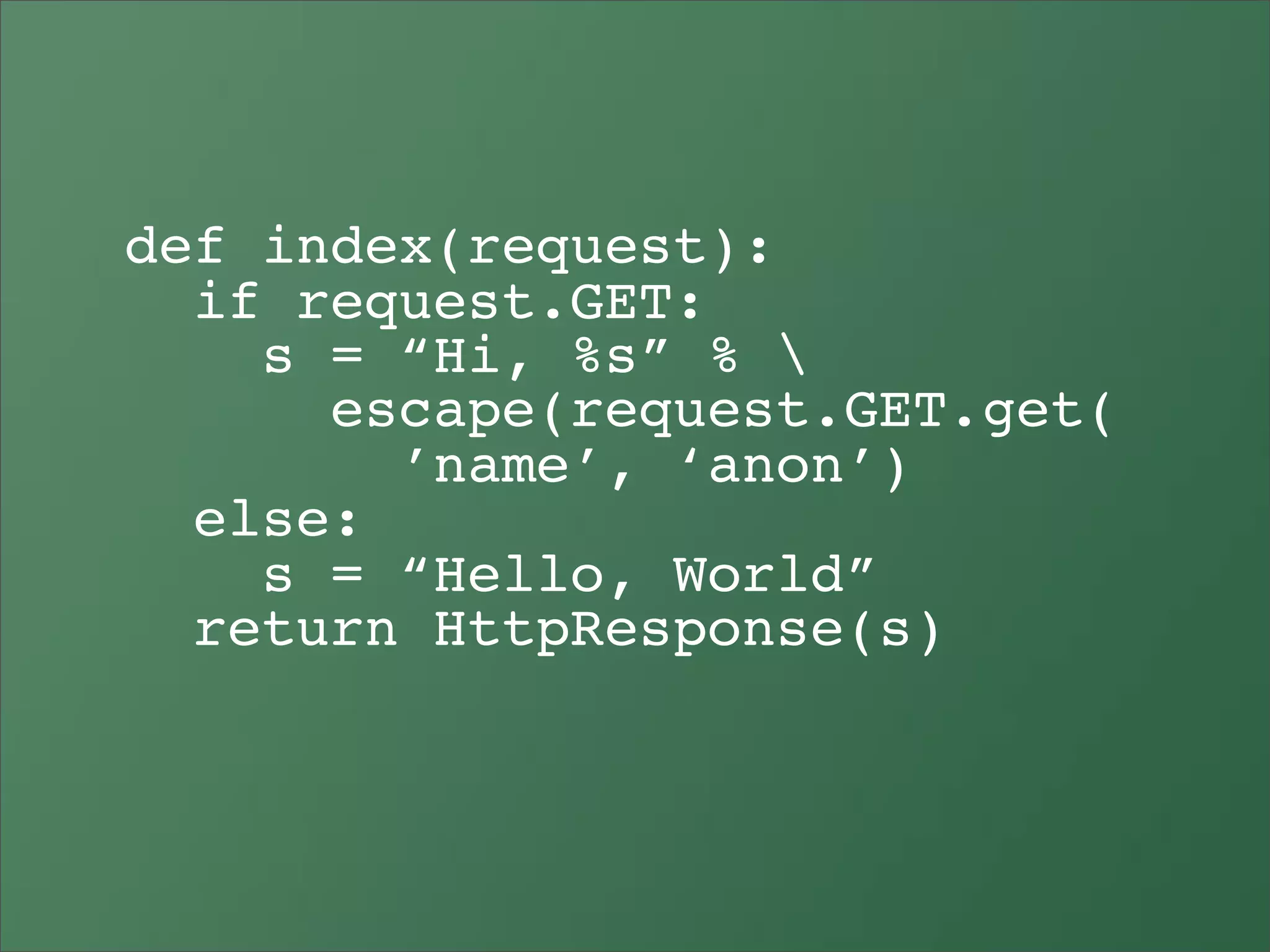 The Django Web Application Framework Ppt