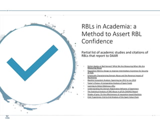 Systematically Identifying DNS Abuse: DAAR | PDF