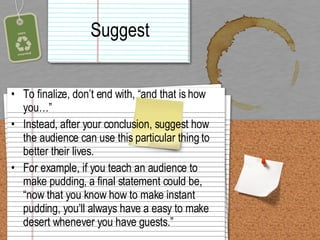 The Demonstrative Speech | PPT