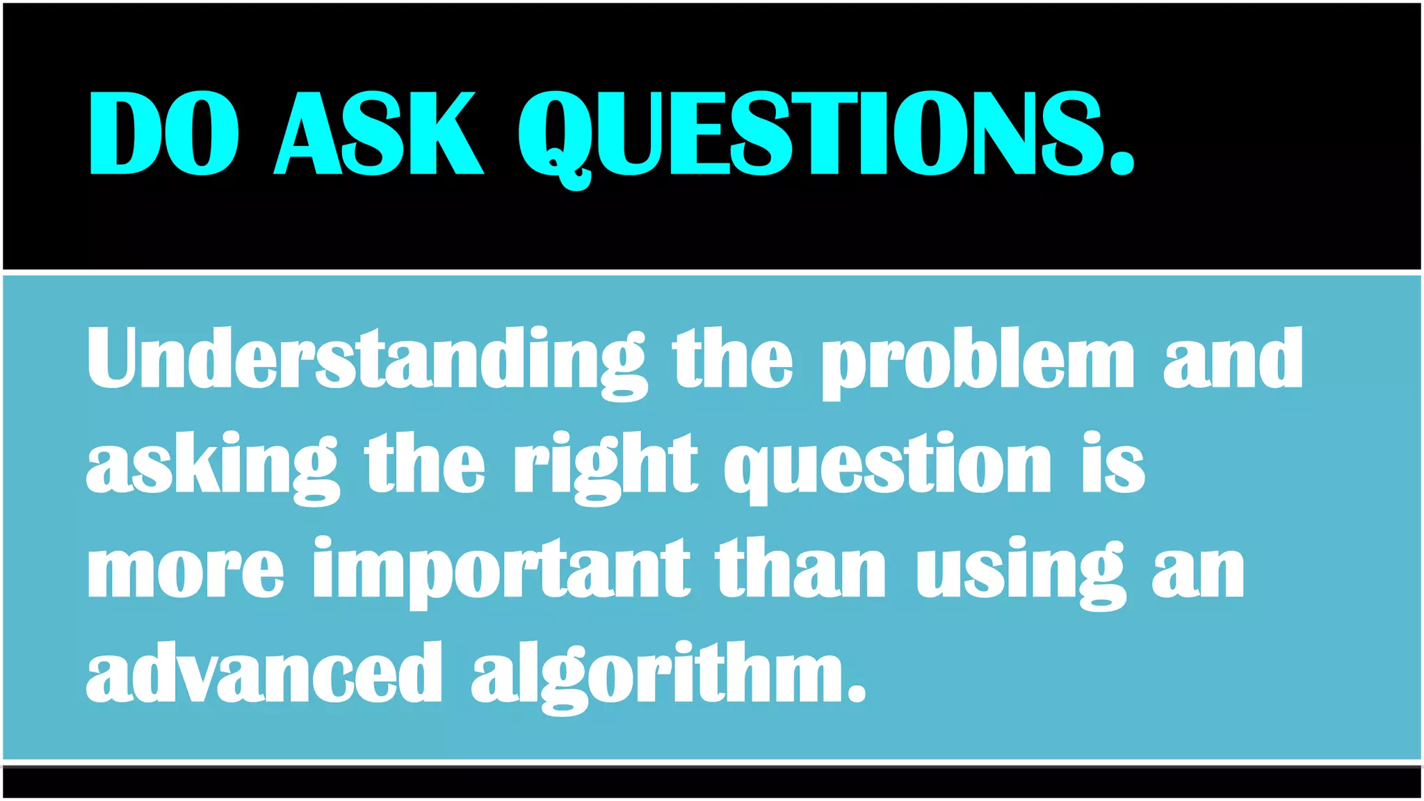 The Do's and Don'ts of Data Mining | PPT