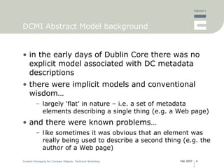 The Dublin Core Abstract Model – a packaging standard? | PPT