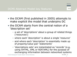 The Dublin Core Abstract Model – a packaging standard? | PPT