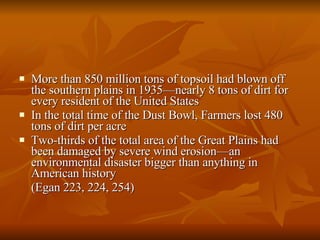 The Dust Bowl | PPT