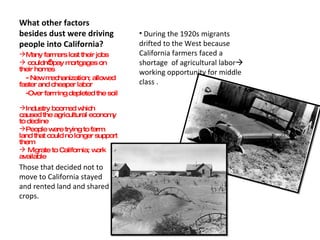 The Dust Bowl Odyssey Ppt | PPT