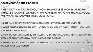 THE-EFFECT-OF-LOW-FAMILY-INCOME-IN-ACADEMIC-PERFORMANCE- | PPTX