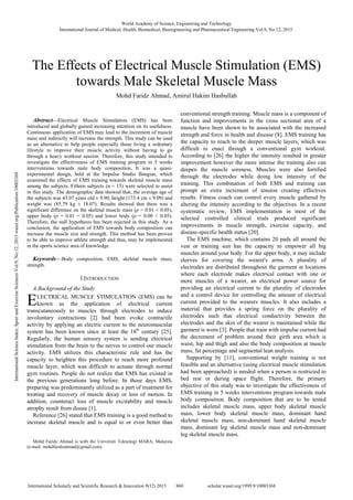 Study EMS Training conducted at Impulse Studio | PDF