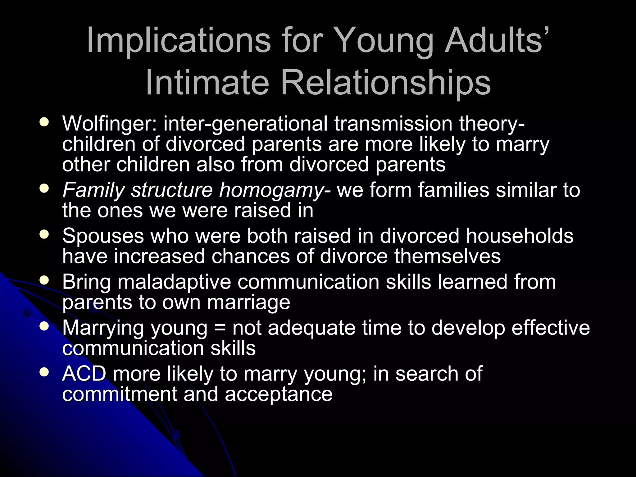 The effects-of-parental-divorce-on-young-adults | PPT