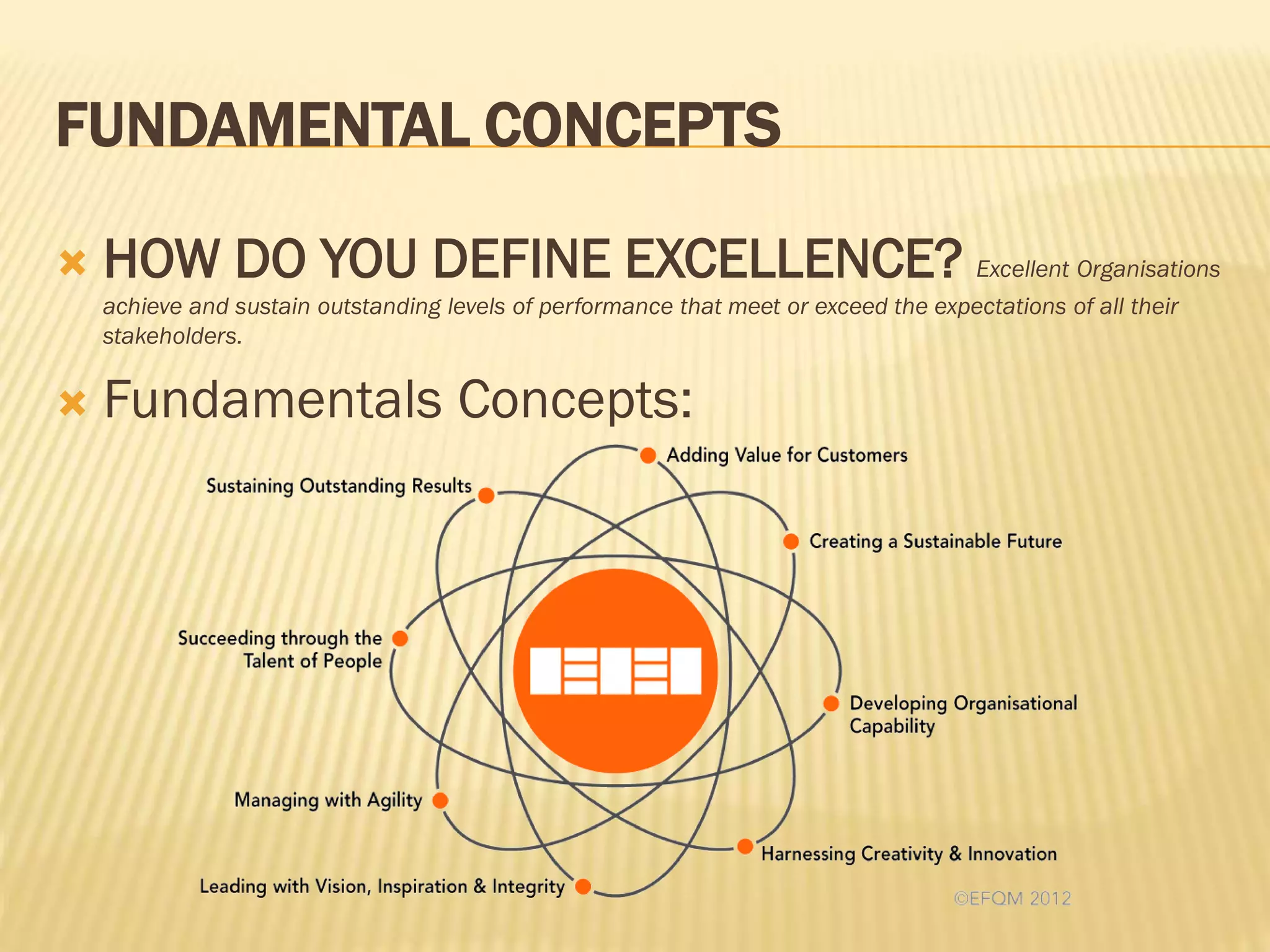 The efqm excellence model | PDF